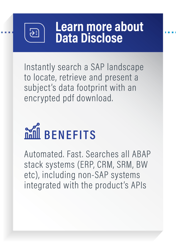 Data Privacy Suite for SAP solutions