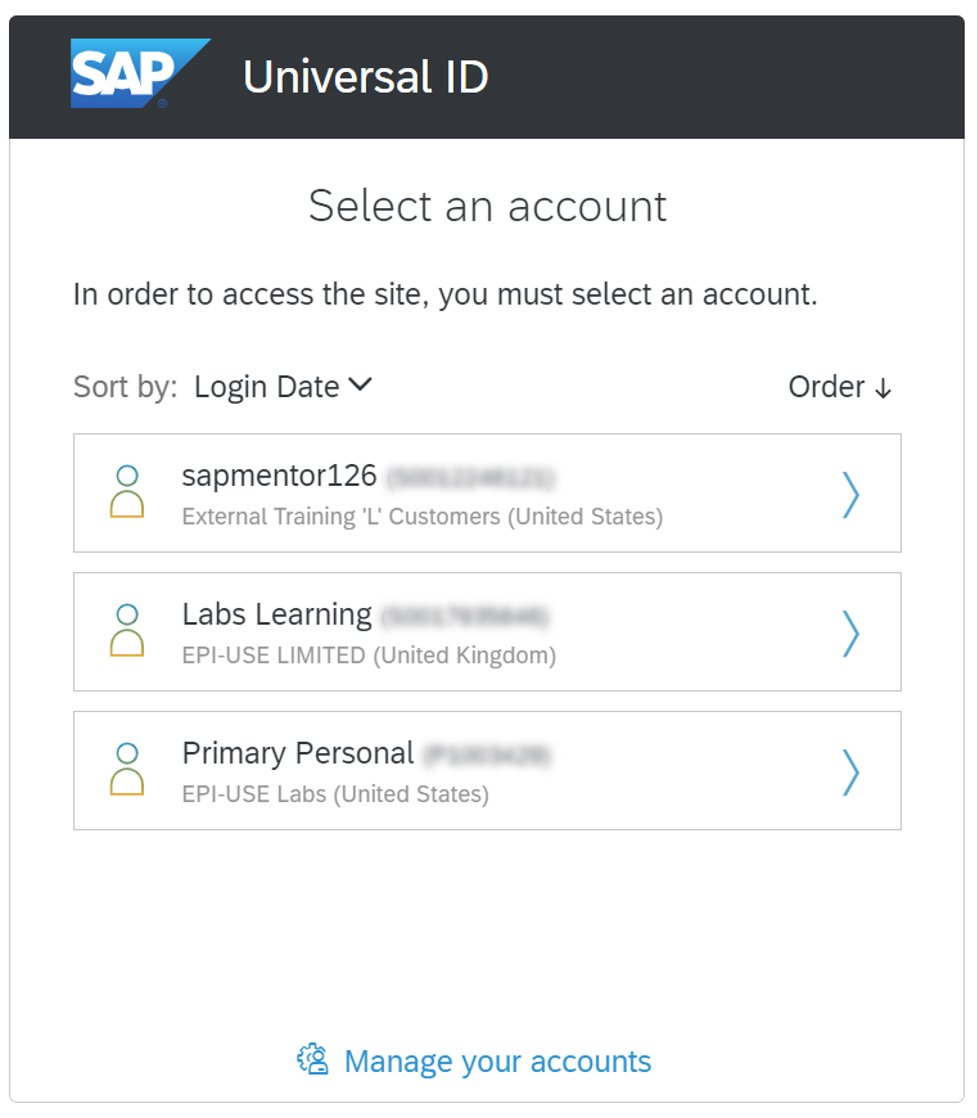 What is the SAP Universal ID?