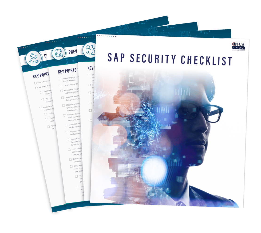 SAP Security checklist