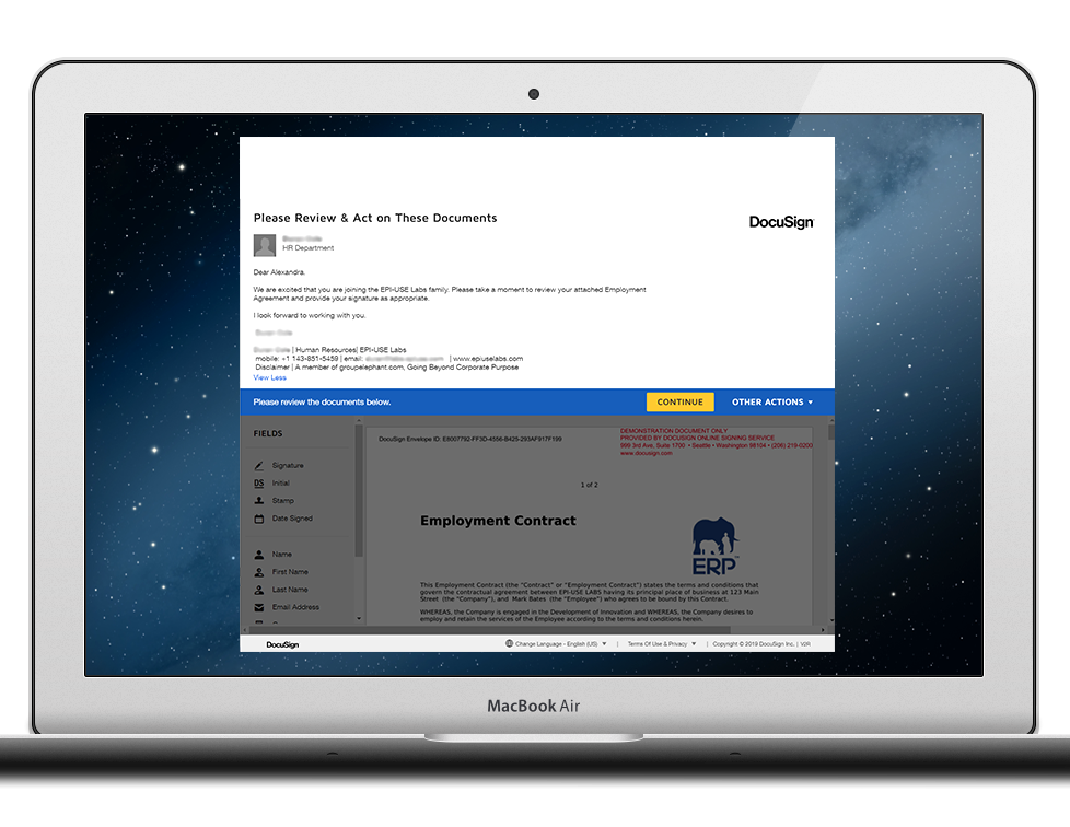Capture Electronic Signatures on your SAP HCM Documents and Contracts