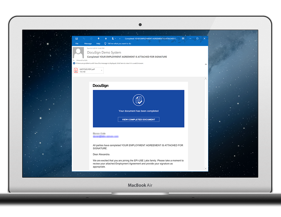 Capture Electronic Signatures on your SAP HCM Documents and Contracts