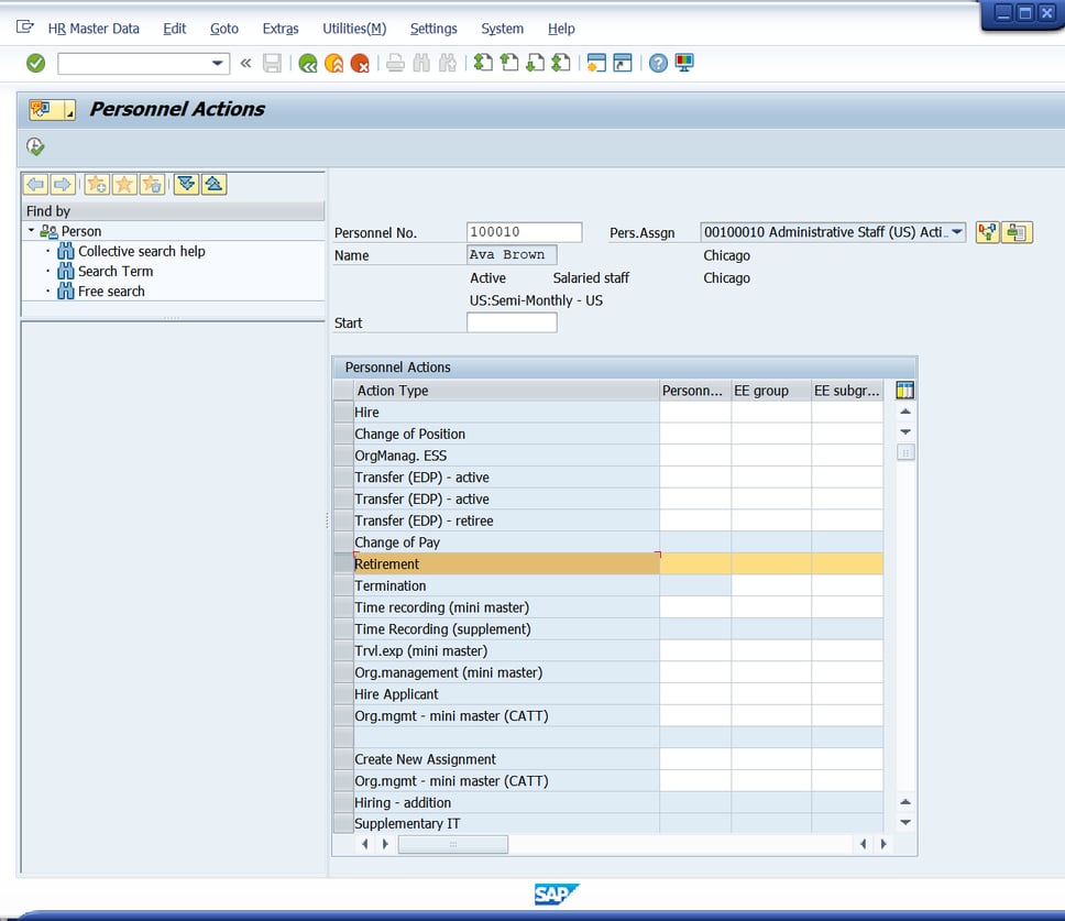 How to Create an Action in SAP