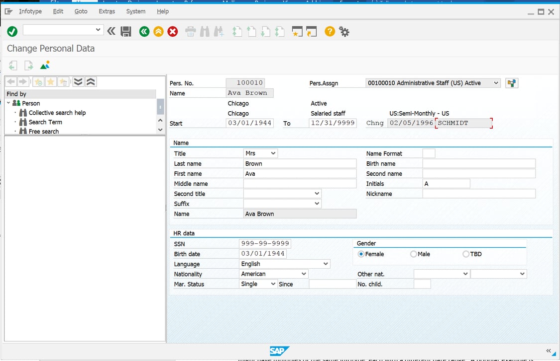 Fixing duplicate line reporting in SAP HCM