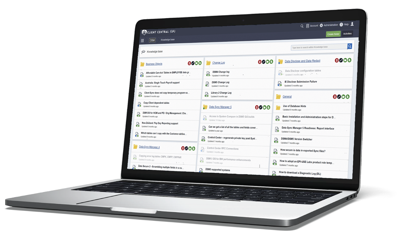Client Central: Secure SaaS platform