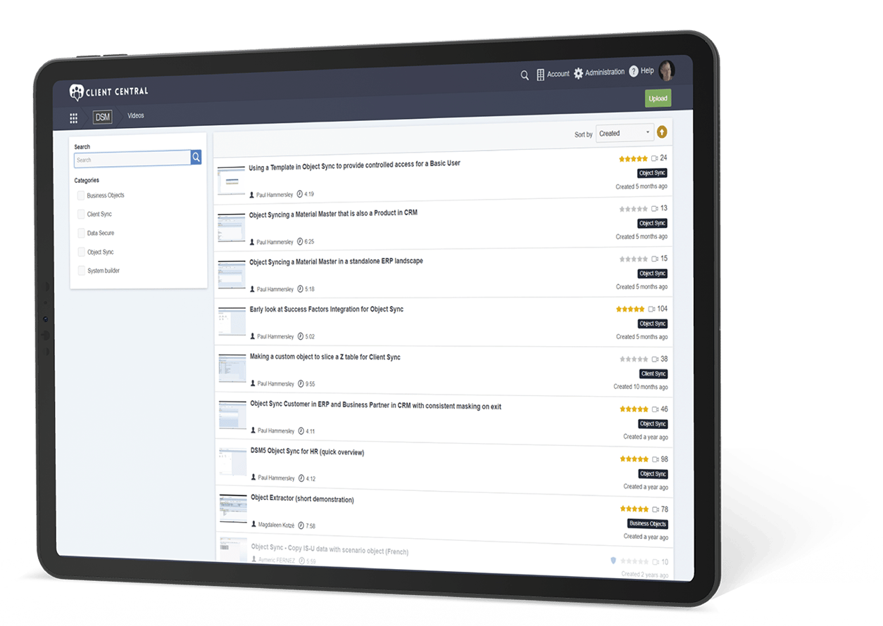 Client Central: Secure SaaS platform