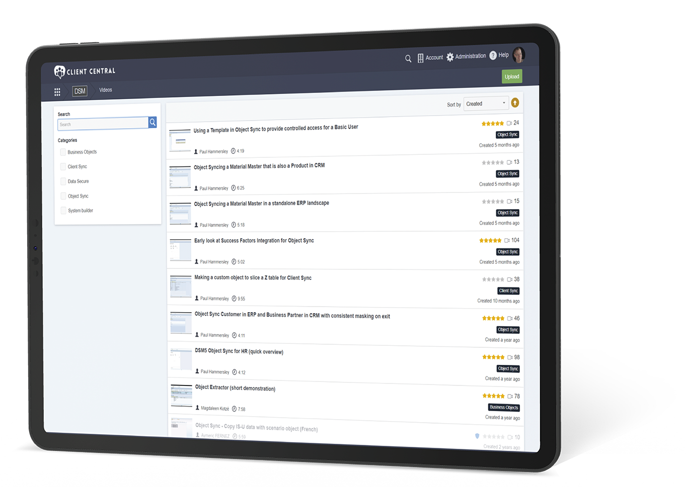 Client Central: Secure SaaS platform