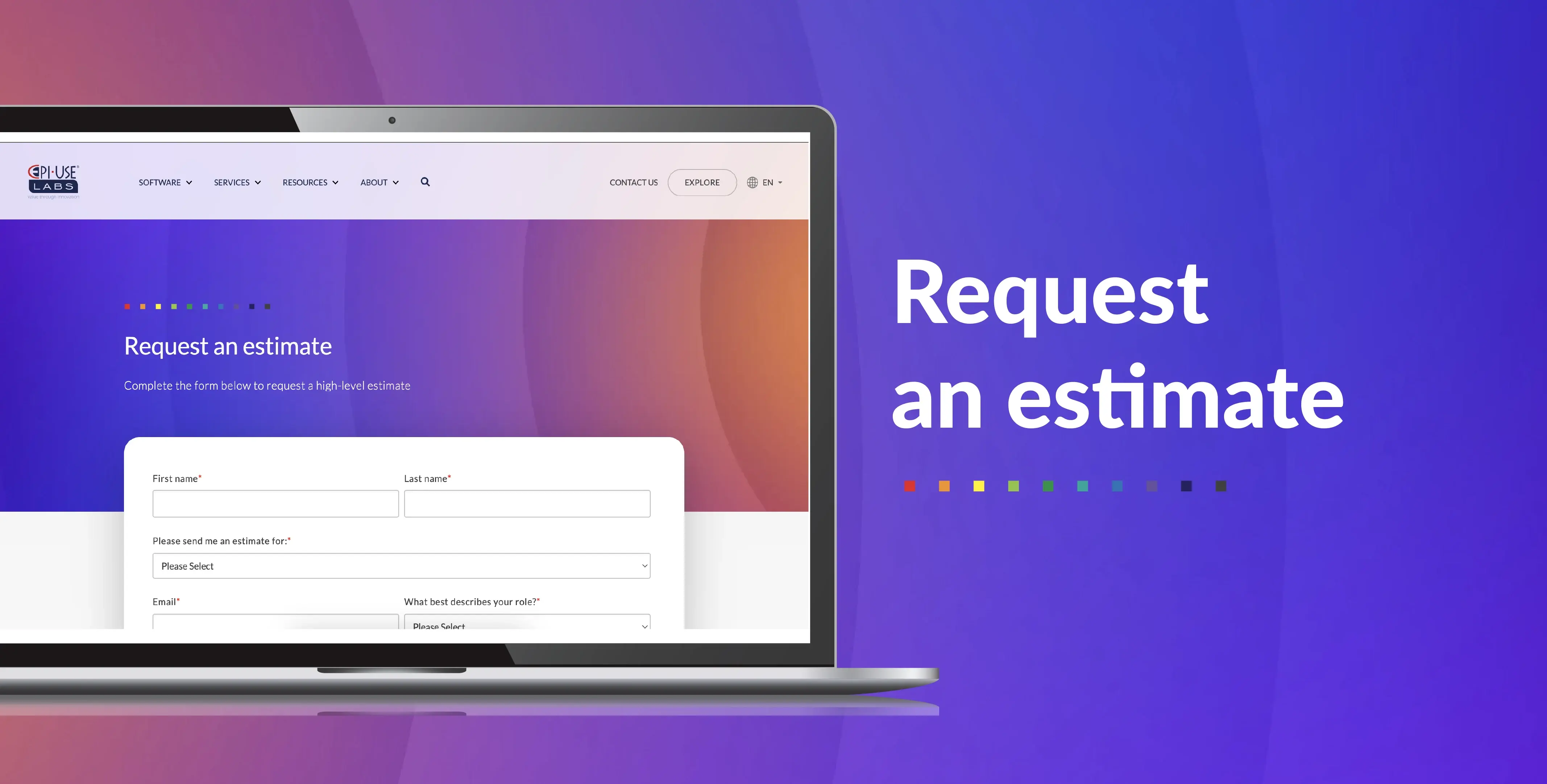 Get an estimate for EPI-USE Labs solutions and services