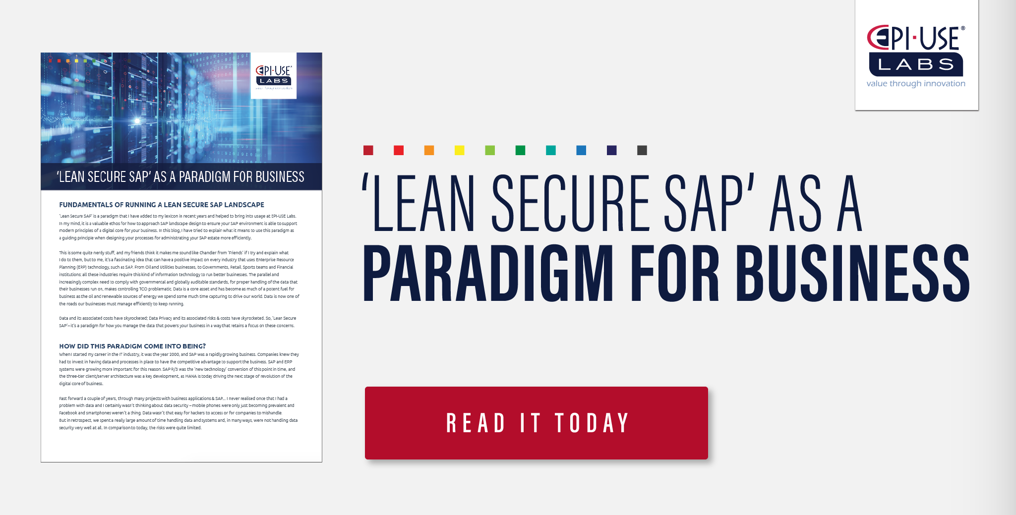 Request: ‘Lean Secure SAP’ as a paradigm for business